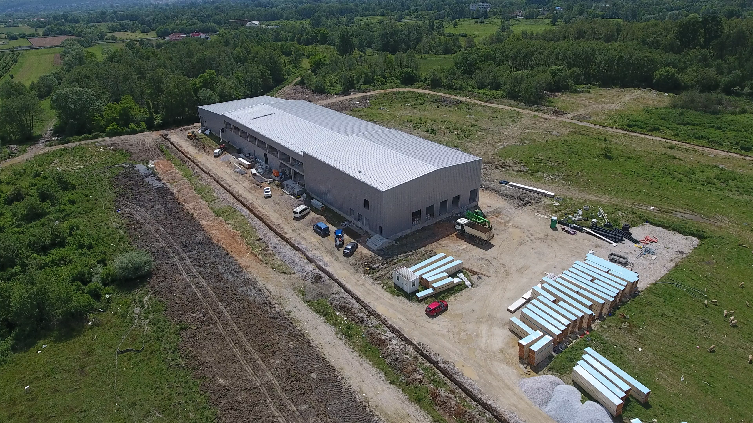 Construction of a facility for primary processing of meat products ...